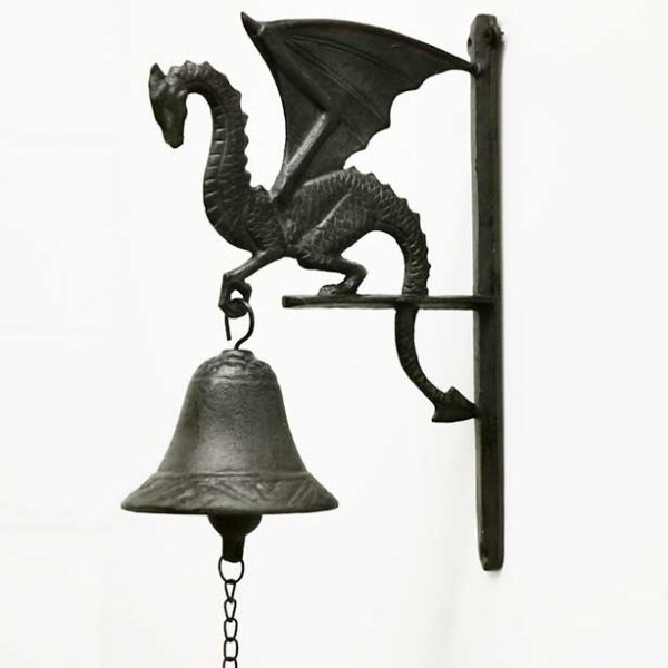 Cast Iron Flying Dragon Door Bell Ring Bell – BBQ BRO