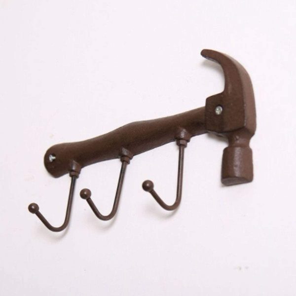 Industrial Style Cast Iron Hammer Design Hooks – BBQ BRO